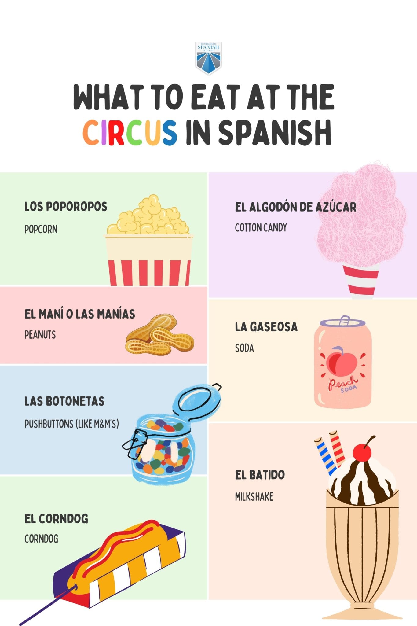 100+ Circus Words and Phrases in Spanish