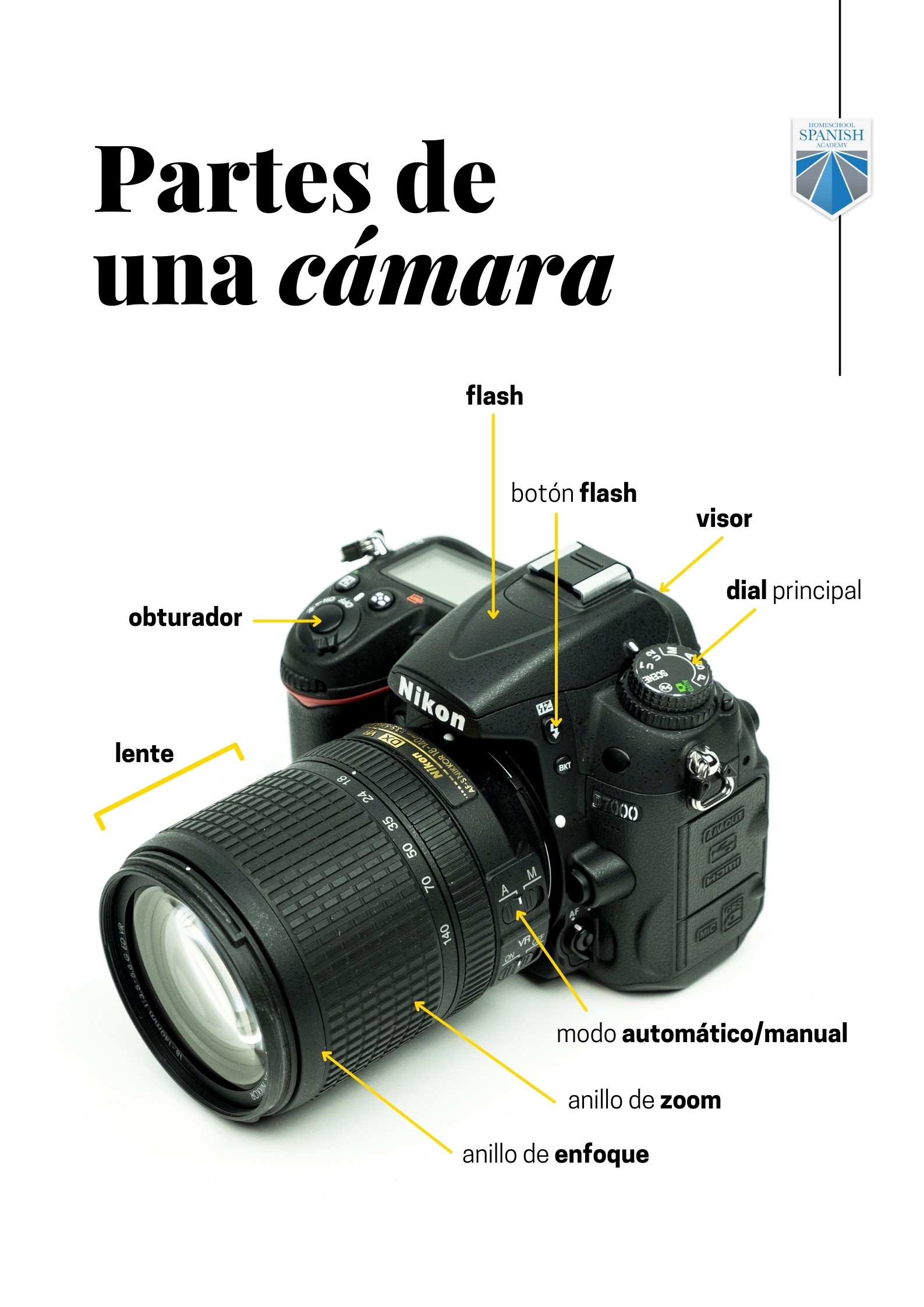 A Vocabulary Guide to Photography in Spanish