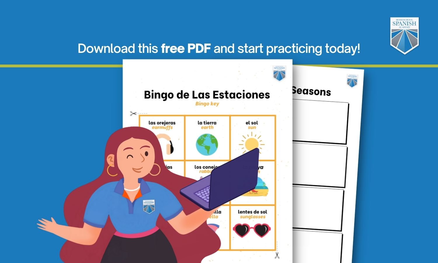 The Four Seasons (Free Spanish Lessons for Kids)