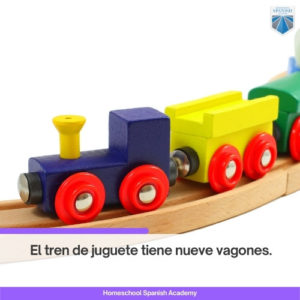 Train Vocabulary and Activities (Free Spanish Lessons for Kids)