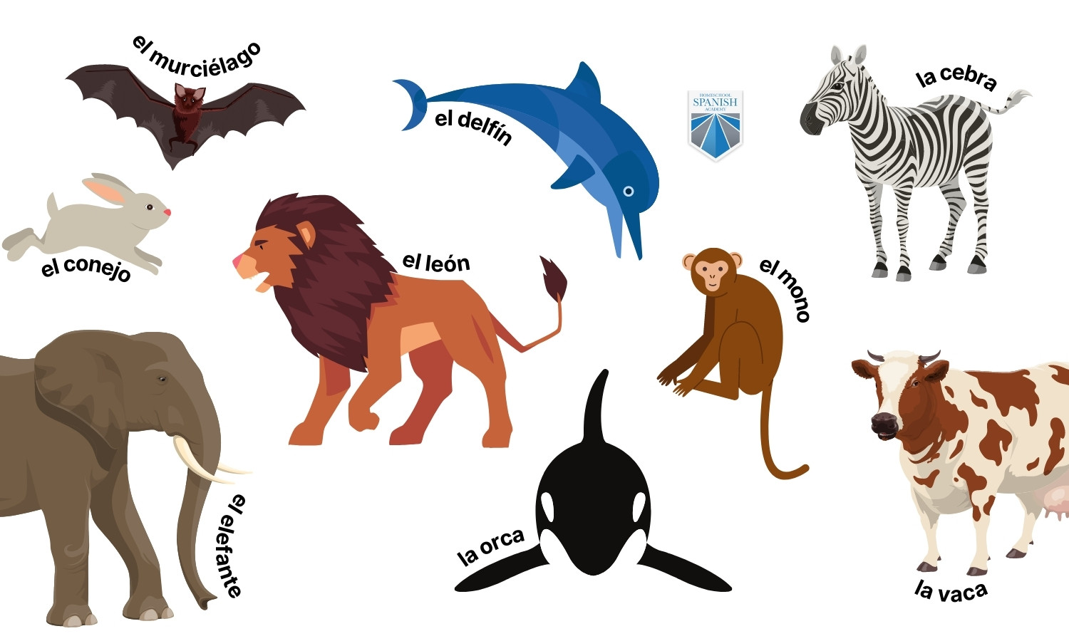 All About Vertebrate Animals (Free Spanish Lessons for Kids)