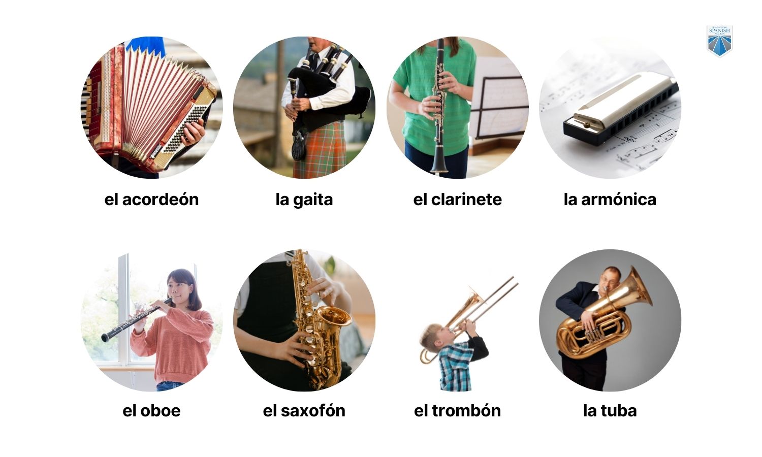 Musical Instruments (Free Spanish Lessons for Kids)