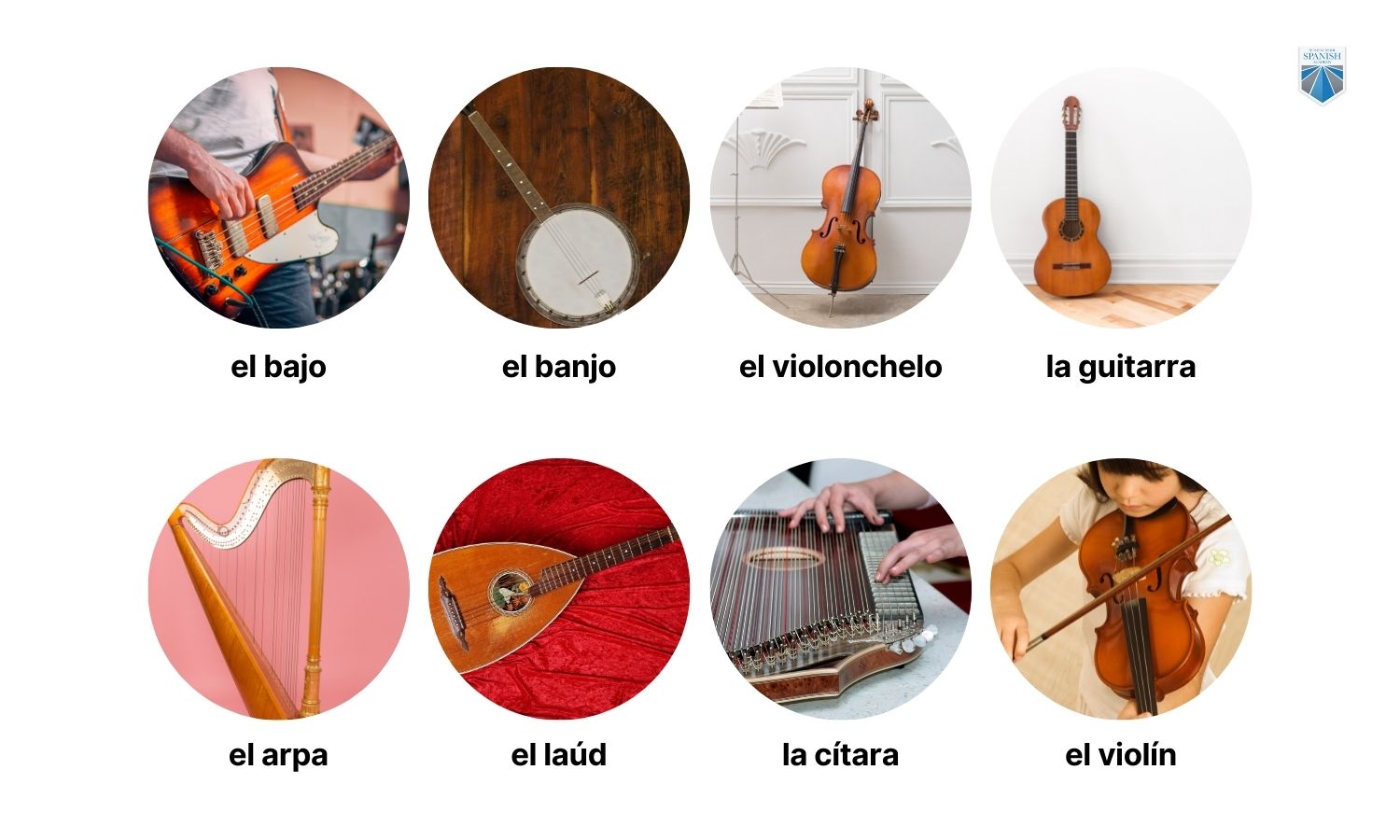 Musical Instruments (Free Spanish Lessons for Kids)