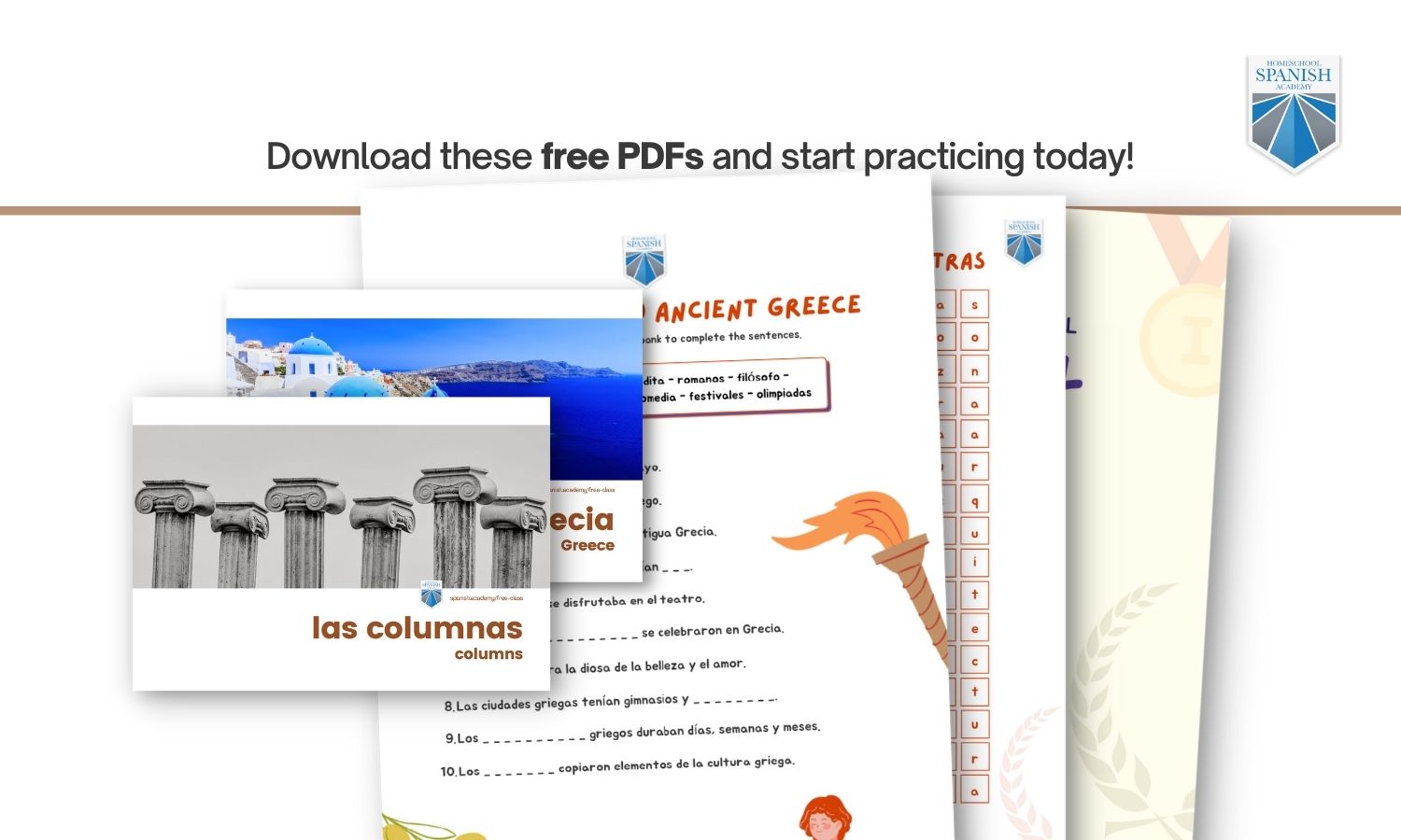 Exploring Ancient Greece (Free Spanish Lessons for Kids)