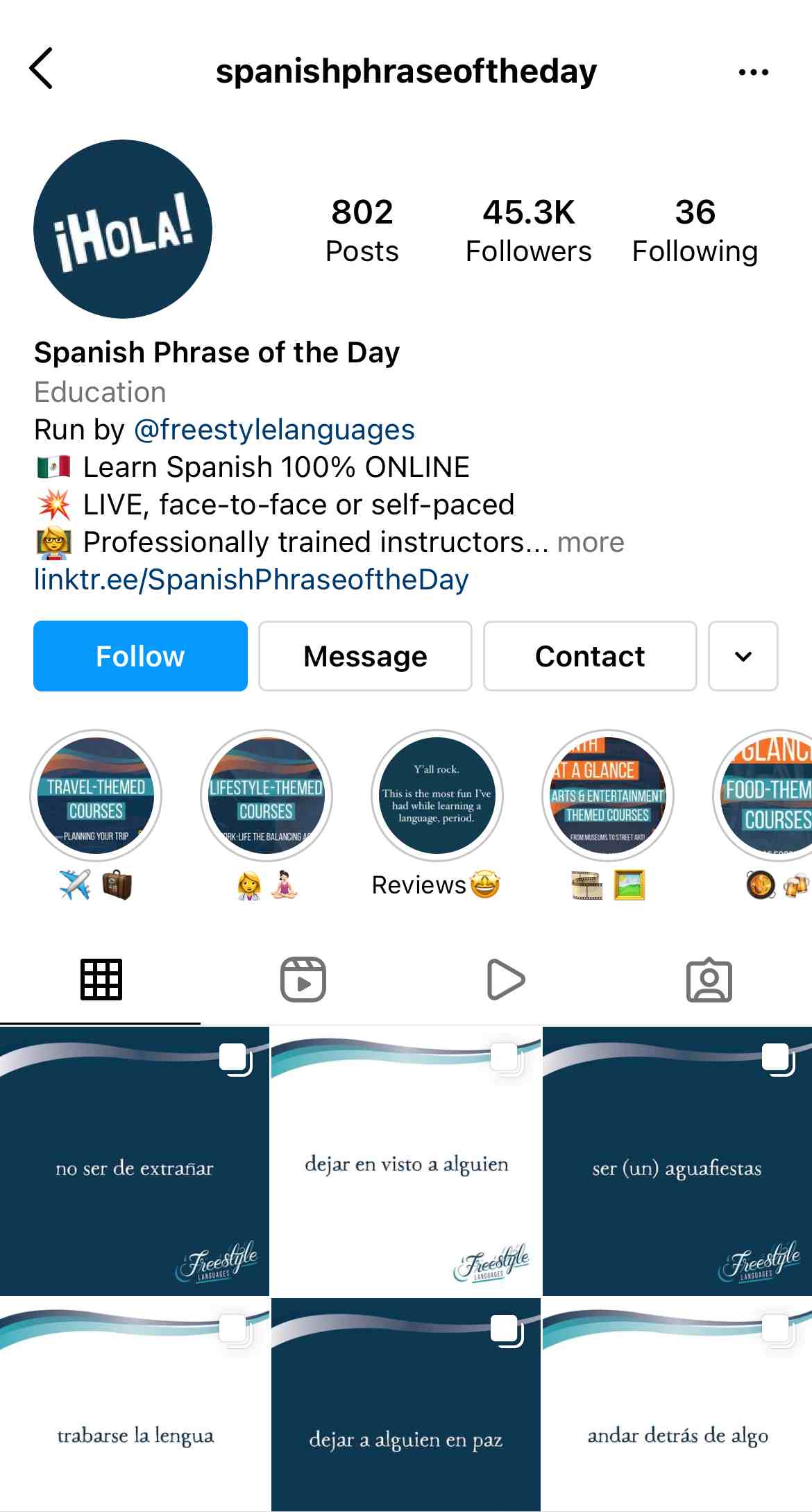 10 Influencer Accounts To Follow on Instagram in Spanish