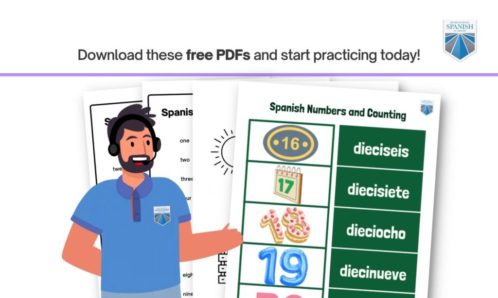 Spanish Numbers and Counting (Free Spanish Lessons for Kids)